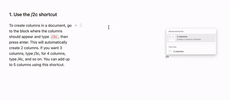 Notion Columns & Vertical Dividers [Tutorial + Examples]